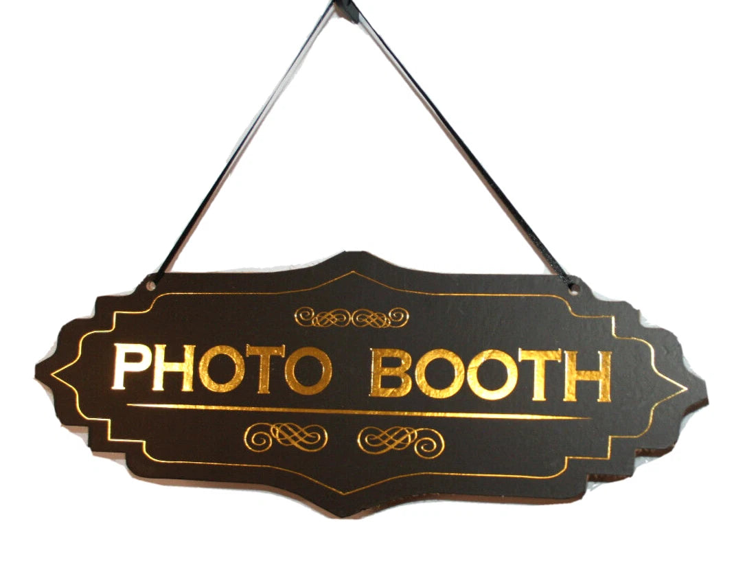 Wedding Photo Booth Sign – Spooky Town Halloween Superstore